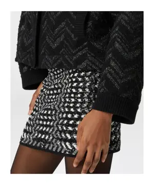 Missoni Embellished Zigzag Mini Skirt
