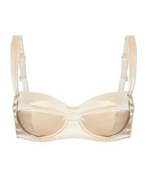 Dolce & Gabbana Dolce  Gabbana Balconette Bra Beige
