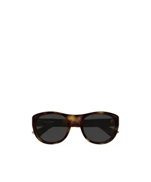 Saint Laurent Oval Sunglasses - Black