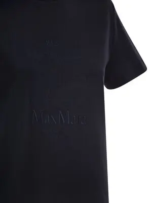 Max Mara Graphic-embroidered Crewneck T-shirt - Black