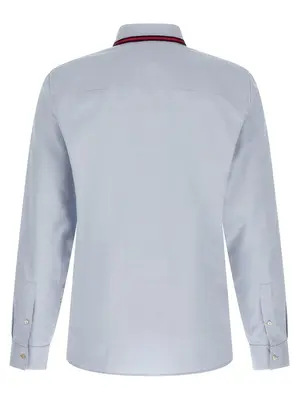Gucci Web Trim Oxford Shirt