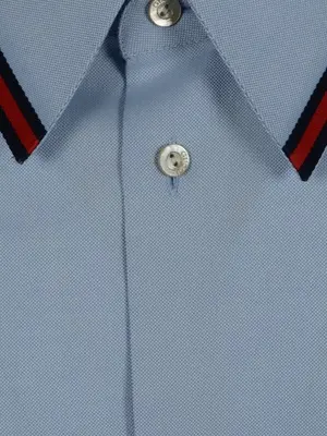 Gucci Web Trim Oxford Shirt