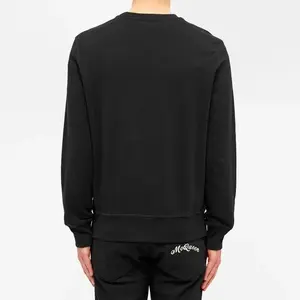 Alexander McQueen Embroidered Floral Logo Hoodie
