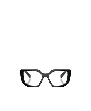 Prada Geometric Eyeglasses - Black