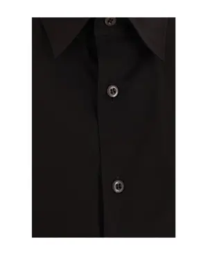 Prada Logo Plaque Long-sleeved Shirt