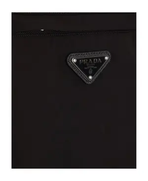 Prada Logo Plaque Long-sleeved Shirt