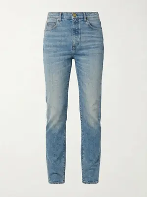 Gucci Logo Patch Skinny Fit Jeans