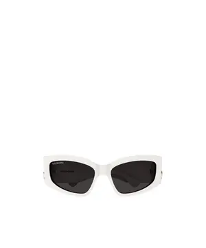 Balenciaga Bb Logo Rectangular Sunglasses - Black