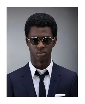 Thom Browne Round Frame Sunglasses