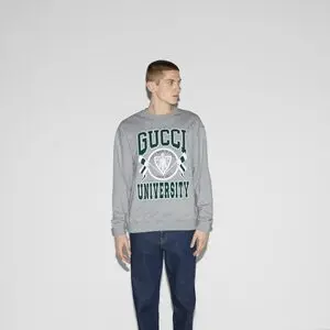 Gucci Logo Printed Crewneck Sweatshirt