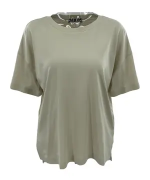 Max Mara Round Neck Short Sleeve T-shirt