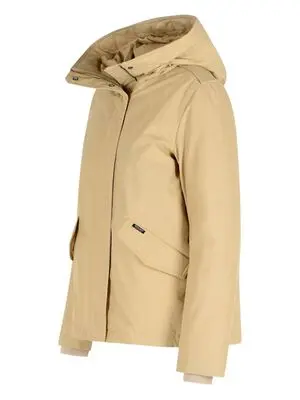 Woolrich Hooded Casual Jacket - Nude