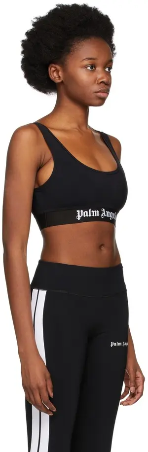 Palm Angels Scoop Neck Cropped Vest Top