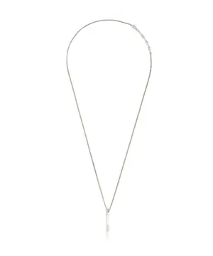 MAISON MARGIELA Mm6 Maison Margiela Numeric Bar Pendant Necklace Silver