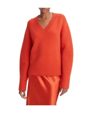 Vince Long-sleeved V-neck Sweater
