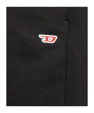 DIESEL® Cotton Shorts With Logo Detail