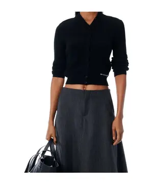 Alexander Wang Wool Blend Cardigan - Black