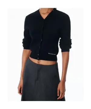 Alexander Wang Wool Blend Cardigan - Black