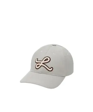 Loewe Baseball Cap With Logo Patch - Shell Ash