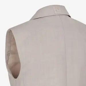Fendi Sleeveless V-neck Blazer
