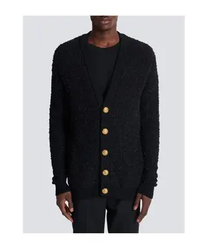 Balmain Button-up Knit Cardigan