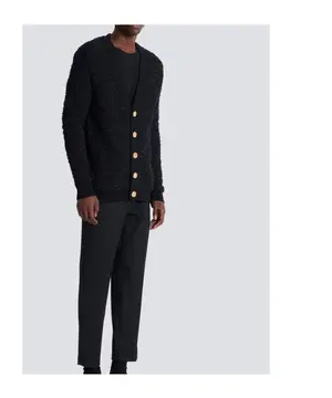 Balmain Button-up Knit Cardigan