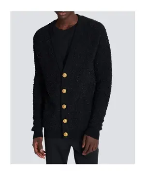 Balmain Button-up Knit Cardigan