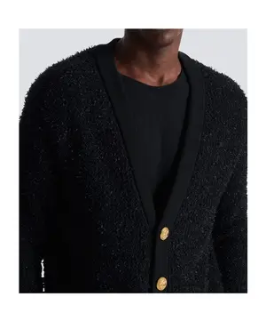 Balmain Button-up Knit Cardigan