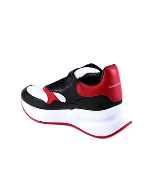 Alexander McQueen Logo Detailed Casual Sneakers - Black