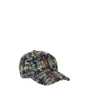 Etro Bouclé Baseball Cap - Black