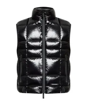 Dsquared2 Stand Collar Down Gilet - Black