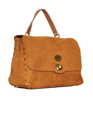 ZANELLATO Clamshell Handbag With Turn Lock