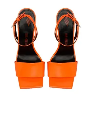Attico Cheops High-heeled Sandals - Red