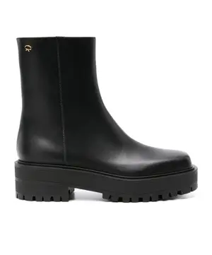 GIANVITO ROSSI Leather Ankle Boots
