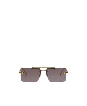 Versace Gradient Rectangle-frame Sunglasses - Gray
