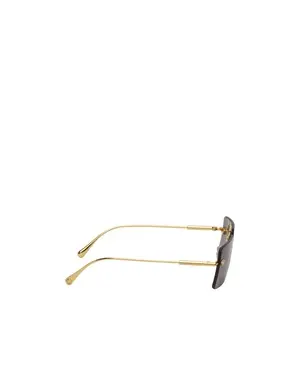 Versace Gradient Rectangle-frame Sunglasses