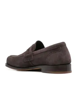 TRICKER'S Suede Loafers - Coffee