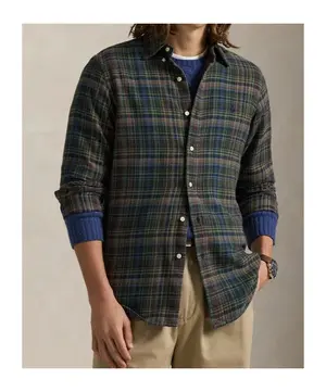 Polo Ralph Lauren Checked Button-up Shirt - Black