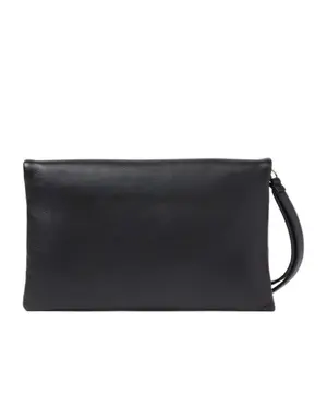 Fendi Mamma Baguette Pouch - Black