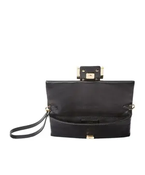 Fendi Mamma Baguette Pouch - Black