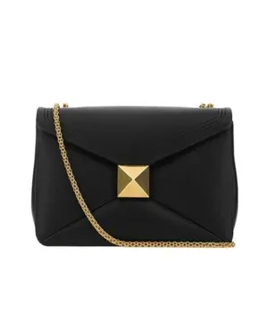 Valentino Garavani One Stud Foldover Top Shoulder Bag