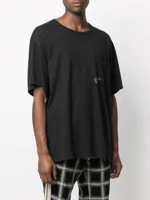 Rhude Embroidered-logo Cotton T-shirt