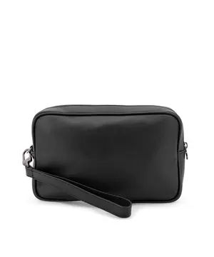 Kiton Logo Plaque Zip-around Clutch Bag