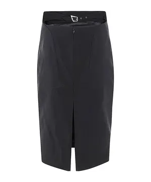 MUGLER Buckled Tailored Skirt