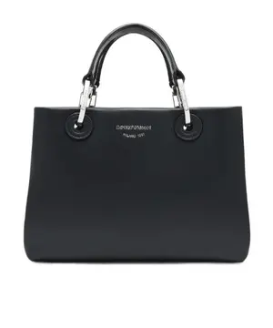 Emporio Armani Myea Logo Top Handle Bag - Black