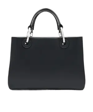 Emporio Armani Myea Logo Top Handle Bag - Black