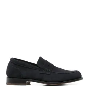 TRICKER'S Suede Loafers - Navy