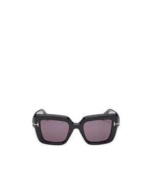 TOM FORD Esme Oversized Frame Sunglasses - Gray