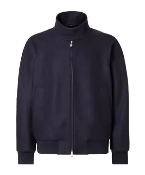Fendi Zip-up Bomber Jacket - Blue