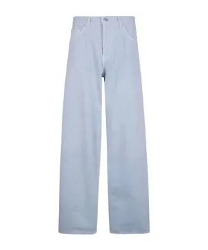 HAIKURE Logo Patch Wide-leg Jeans